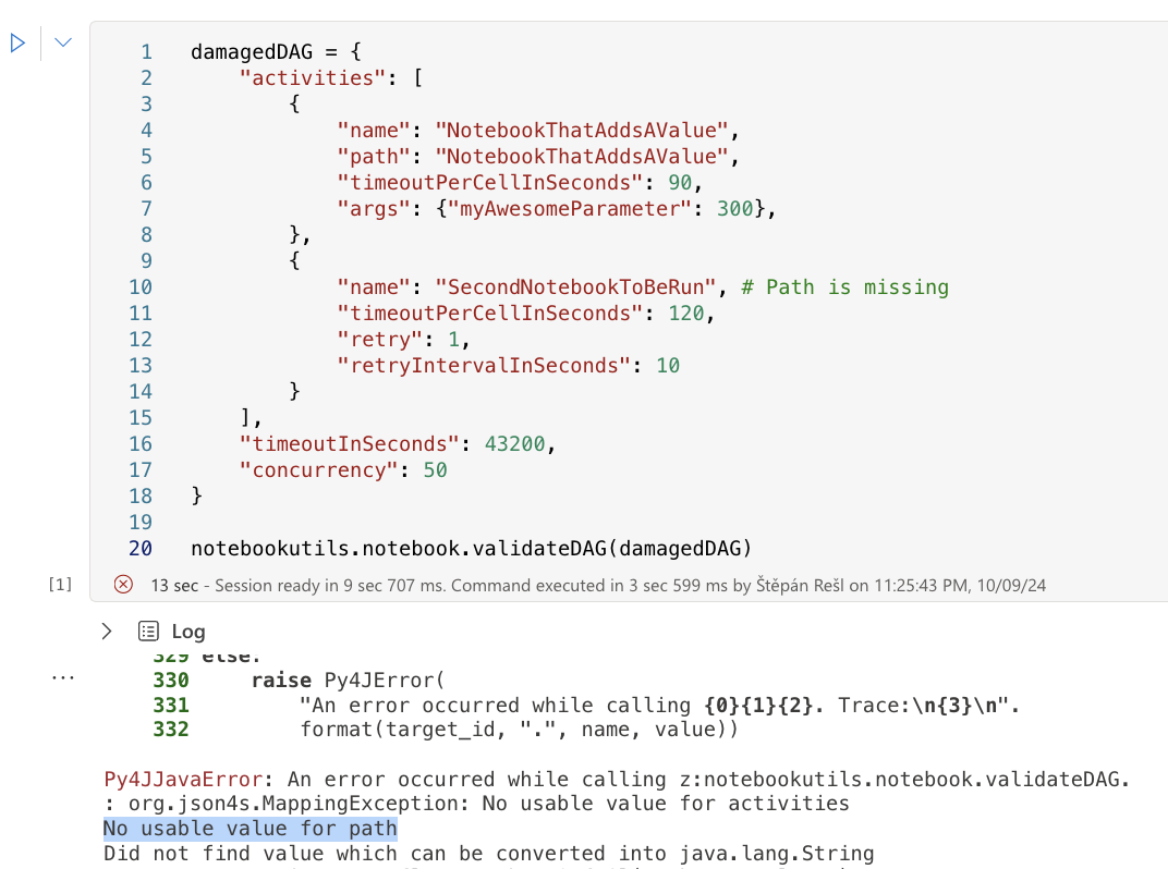 Orchestration Fabric Notebooks